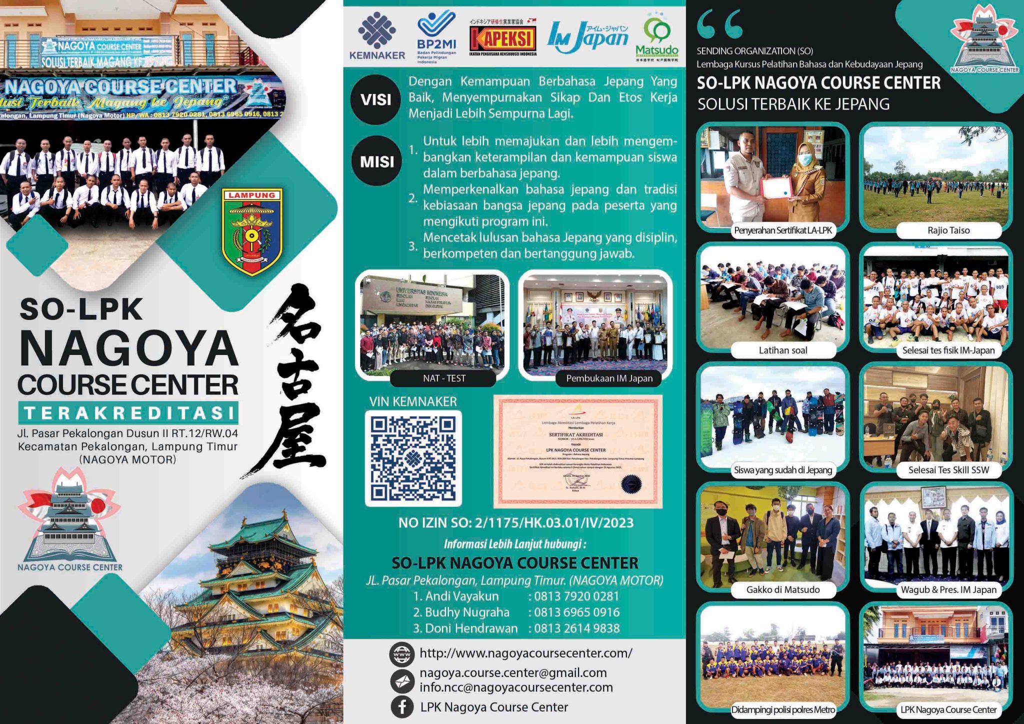 BROSUR – SO-LPK NAGOYA COURSE CENTER